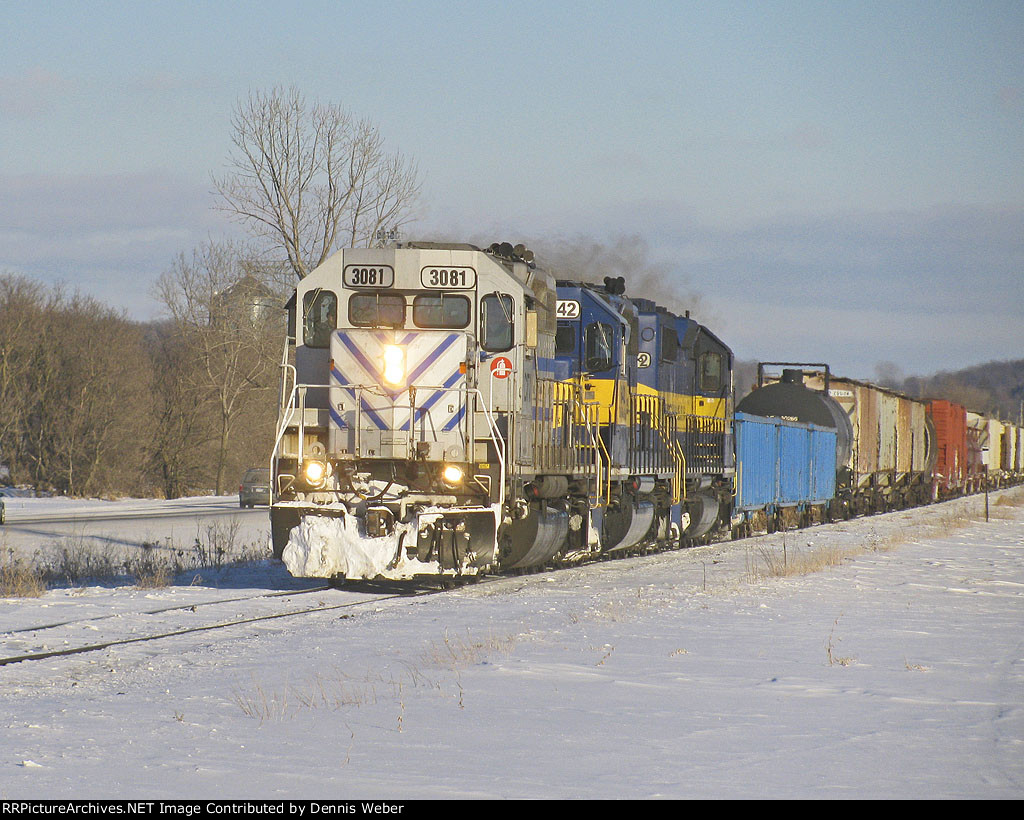 Citx 3081, DM&E's Waseca Sub.